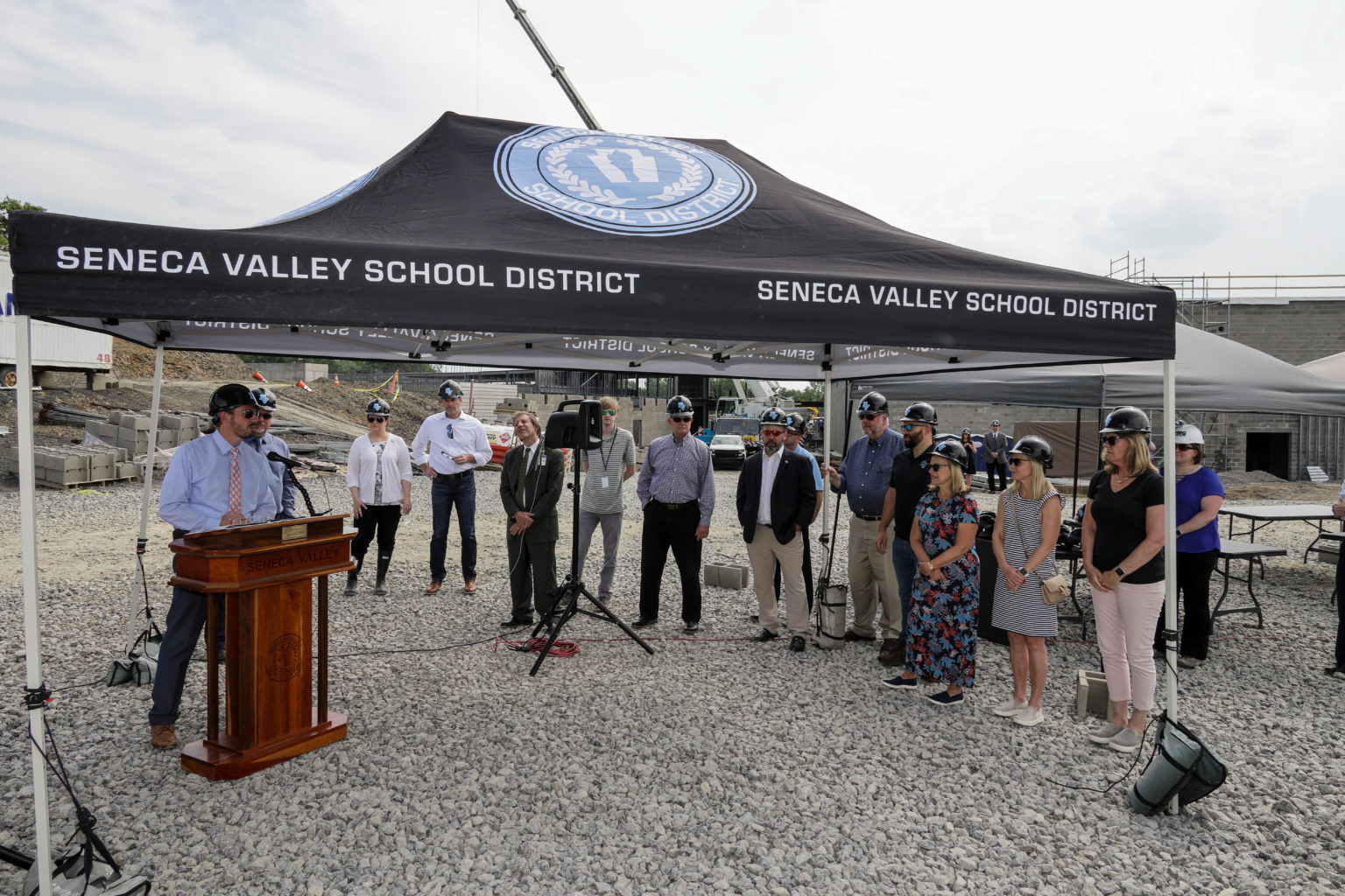 Topping Out Ceremony at Seneca Valley School District | Rycon ...
