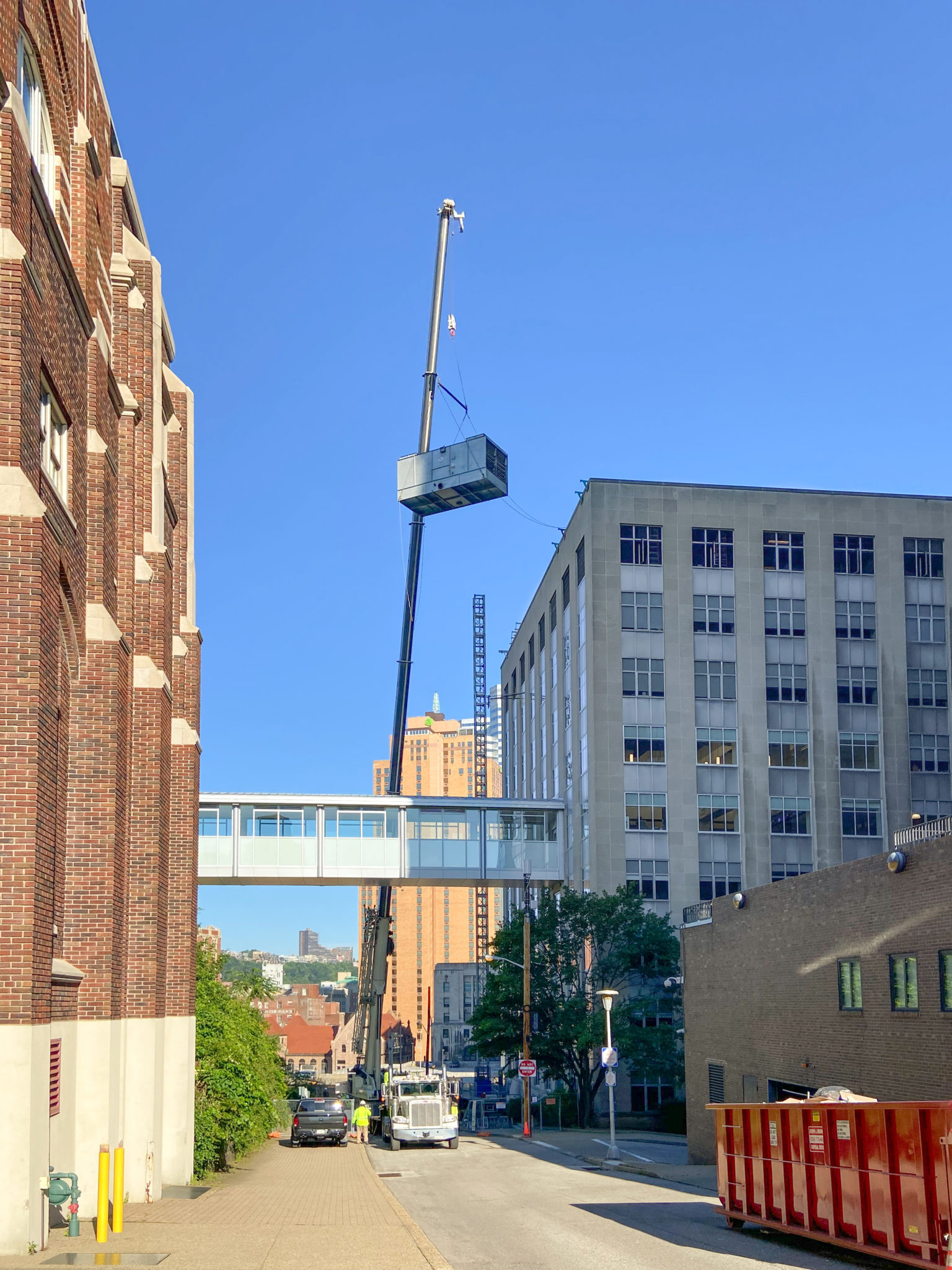 Successful Crane Lift at Duquesne University | Rycon Construction, Inc.